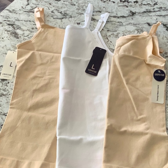 Shapermint | Intimates & Sleepwear | Nwt 3 Empetua Scoop Neck Cami ...